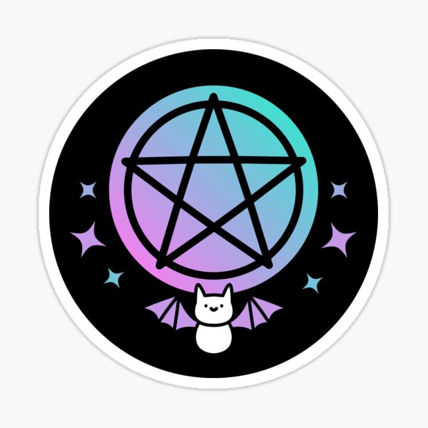"Cute Bat - Pastel Goth" Sticker for Sale by GoseStudio | Redbubble