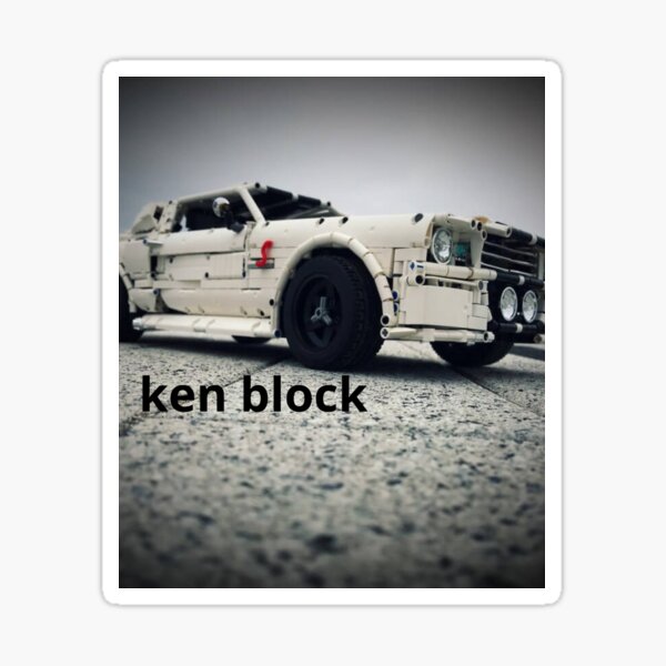 "ken block,43" Sticker for Sale by ninachop | Redbubble