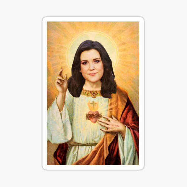 "Melanie Lynskey Jesus" Sticker for Sale by giadala | Redbubble