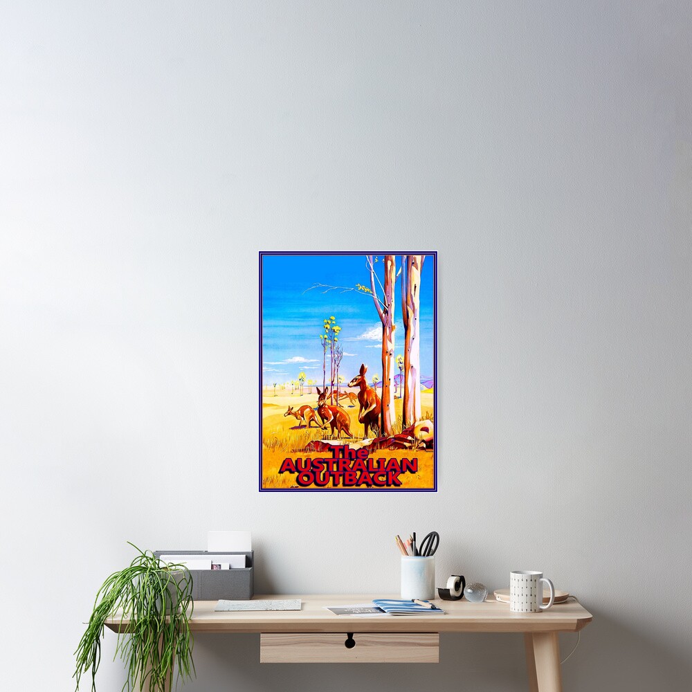 "AUSTRALIAN OUTBACK : Vintage Advertising Print" Poster for Sale by ...