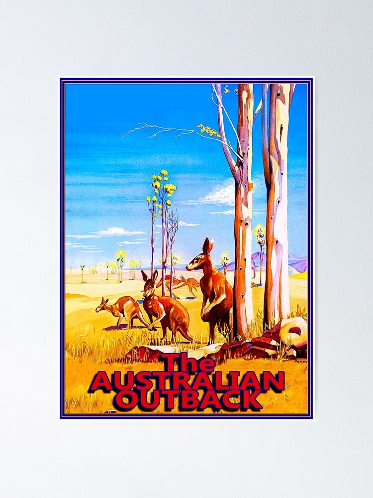 "AUSTRALIAN OUTBACK : Vintage Advertising Print" Poster for Sale by ...
