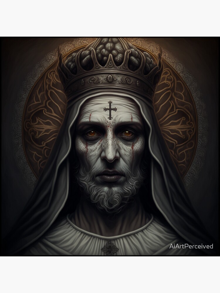 "Dark God V3" Sticker for Sale by AiArtPerceived | Redbubble