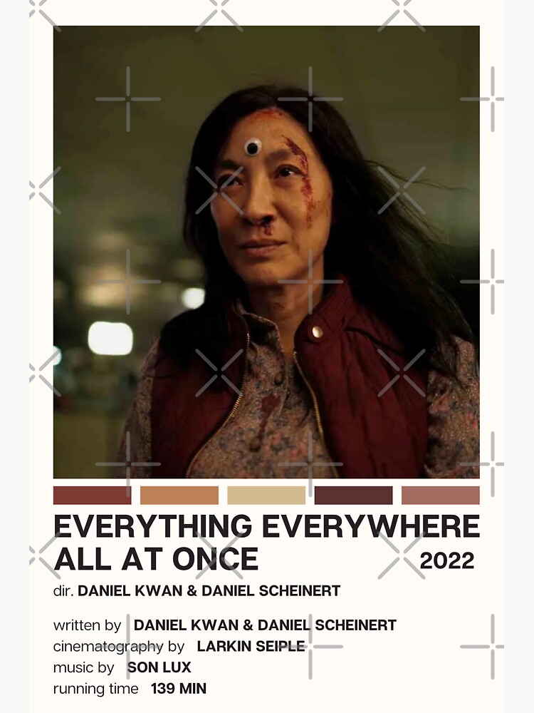 "Everything Everywhere All At Once Movie Poster" Sticker for Sale by ...