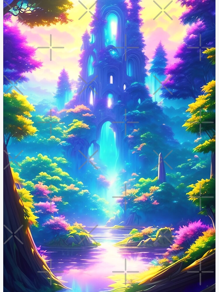 "A Day at the Magic Ruins" Sticker for Sale by doodleholic | Redbubble