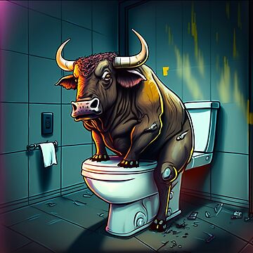 "This Is Bullshit-Buff Bull" Poster for Sale by letsgetinspired | Redbubble