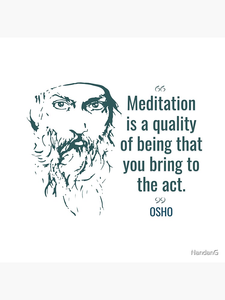 "Elevate Your Mind: Osho Quote on Meditation and Self-Awareness ...