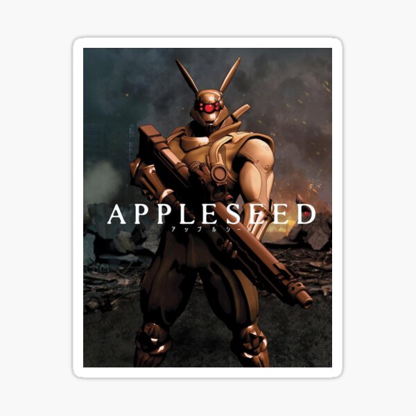 "Appleseed - Briareos" Sticker for Sale by slowrotation | Redbubble