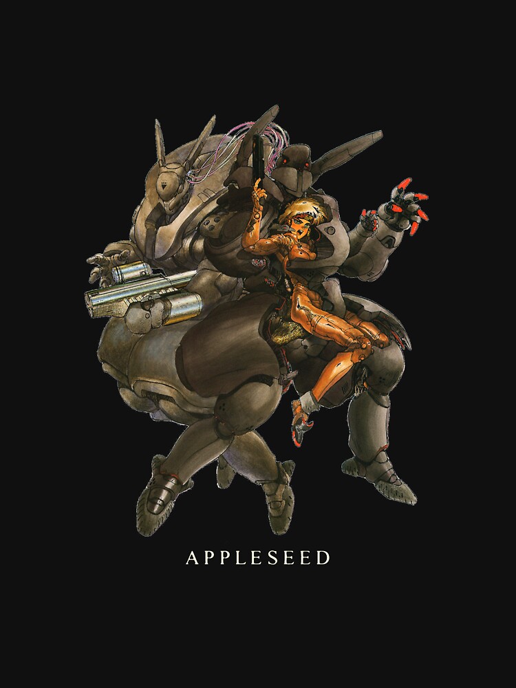 "Appleseed - Briareos & Deunan" T-shirt for Sale by slowrotation ...