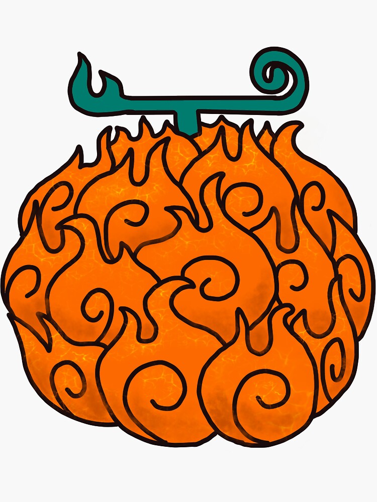 "mera mera no mi" Sticker for Sale by zoevarga | Redbubble