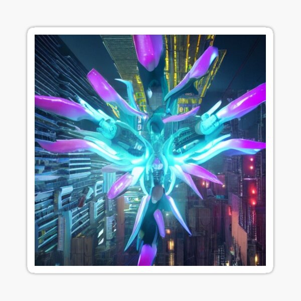 "Enigma Devourer" Sticker for Sale by Futuristcrafter | Redbubble