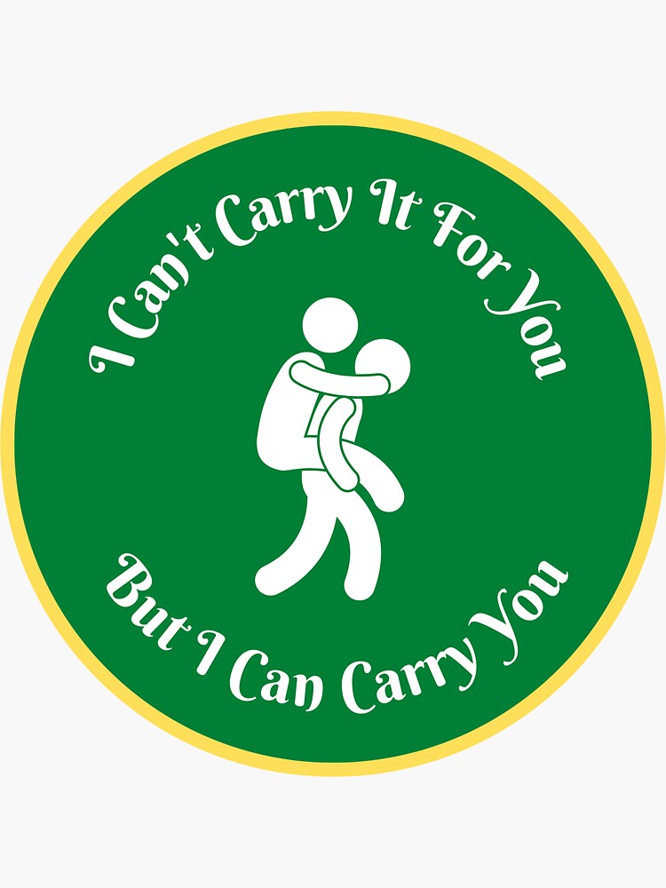 "When It Get's Too Heavy" Sticker for Sale by Faithandfandom | Redbubble