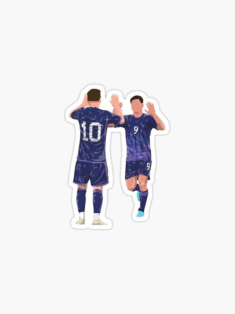 "Messi and Alvarez" Sticker for Sale by Stipex | Redbubble