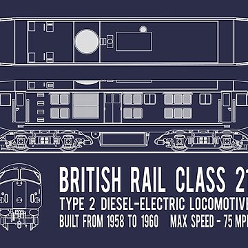 "British Rail Class 21 Type 2 Diesel Electric Locomotive Train ...