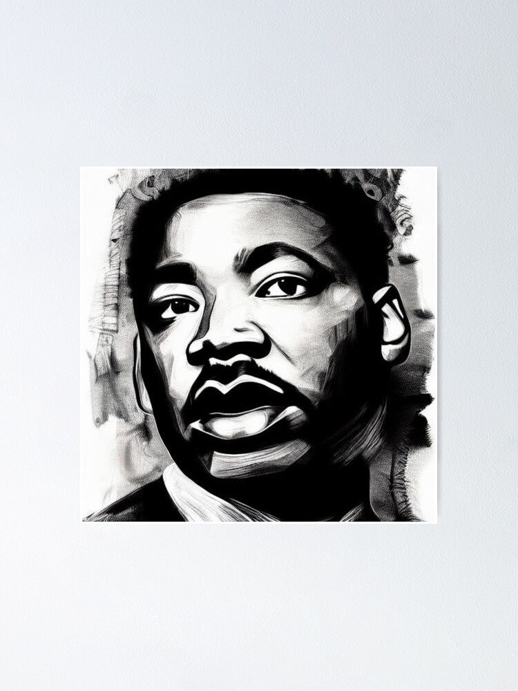 "Martin Luther King Jr | Urban Art" Poster for Sale by jeanmbart ...