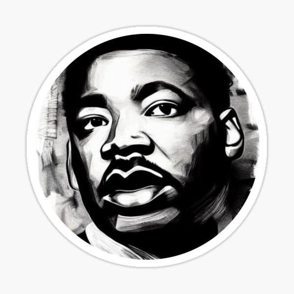 "Martin Luther King Jr | Urban Art" Sticker for Sale by jeanmbart ...