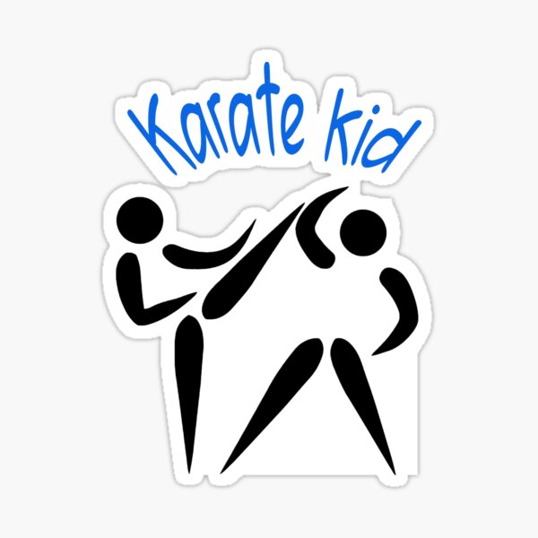 "Karate kid" Sticker for Sale by Master4art | Redbubble