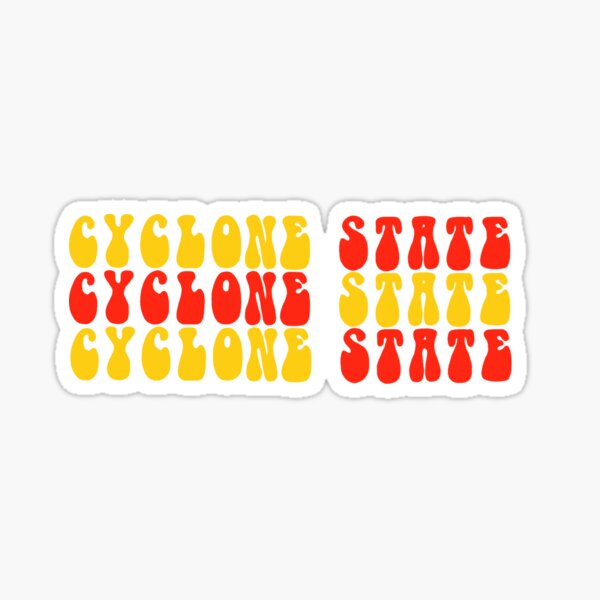 "Iowa State University "Cyclone State"" Sticker for Sale by loren ...