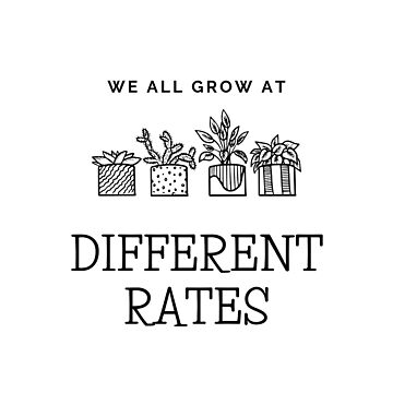 "Montessori we all grow at different rates" Sticker for Sale by TeyMank ...