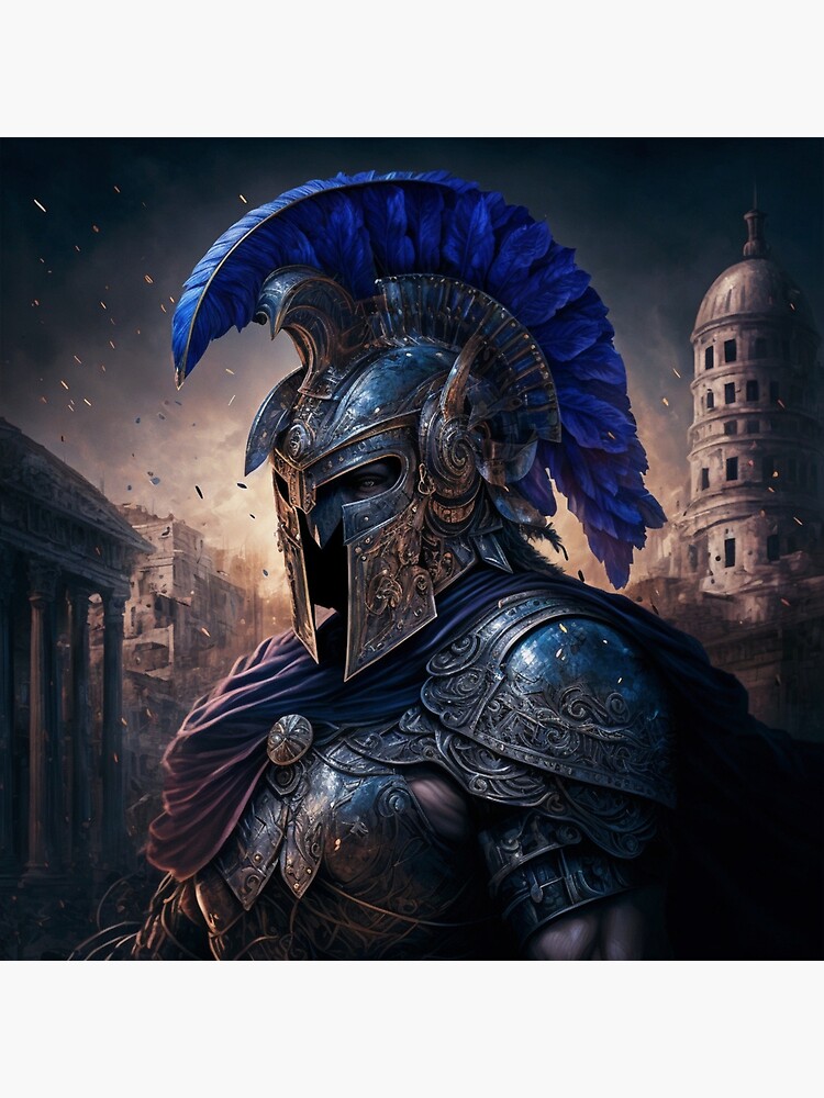 "Royal Blue Spartan " Poster for Sale by Dream-Merchant | Redbubble