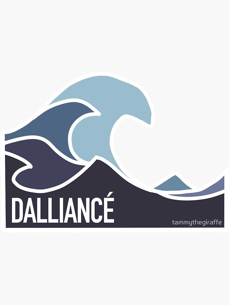 "Chase Atlantic Dalliance EP design" Sticker for Sale by ...