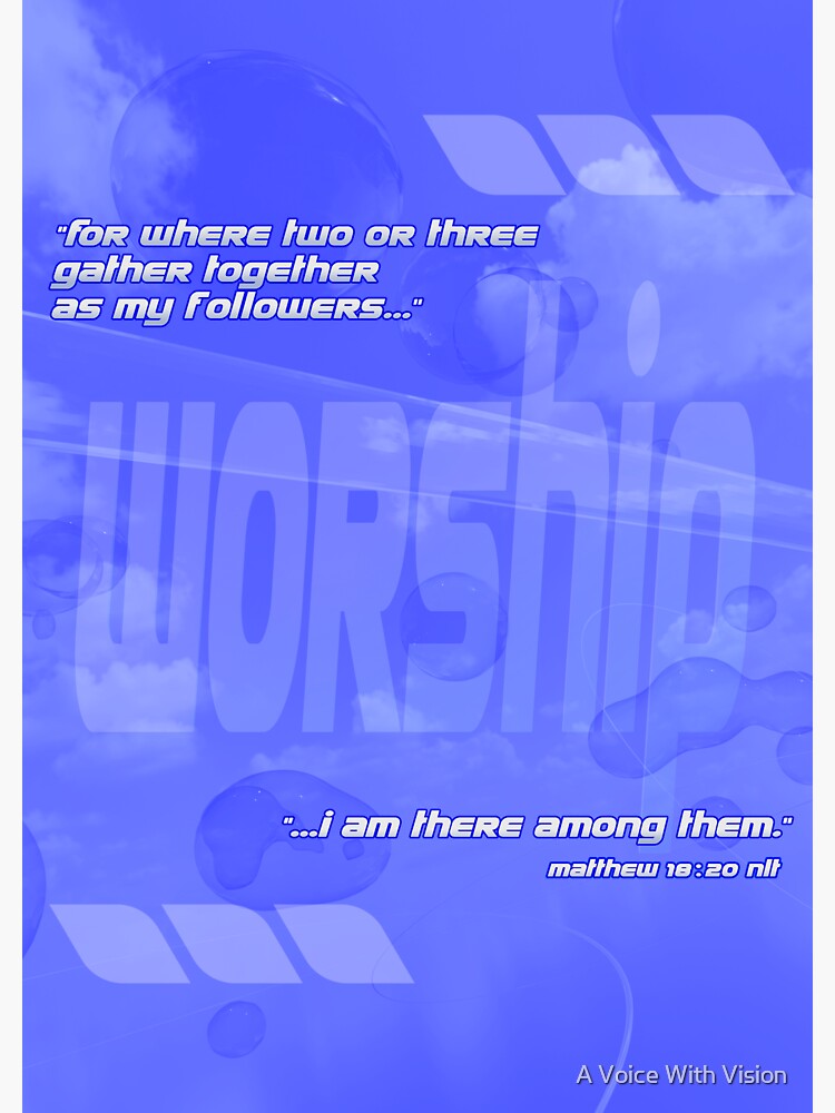 "Matthew 18:20 Bible Verse Y2K" Sticker for Sale by IsaacCurtisss ...