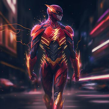 "The Flash in the speed Force" Sticker for Sale by Pralph | Redbubble