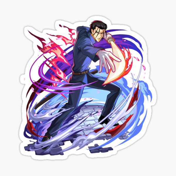 "Saitou Hajime" Sticker for Sale by HGanimeboy | Redbubble