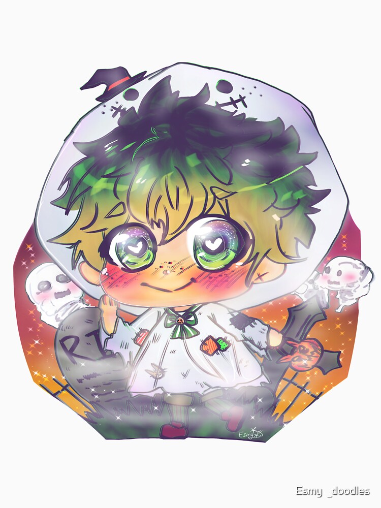 "Deku Ghost " T-shirt for Sale by Esmyshark13 | Redbubble ...