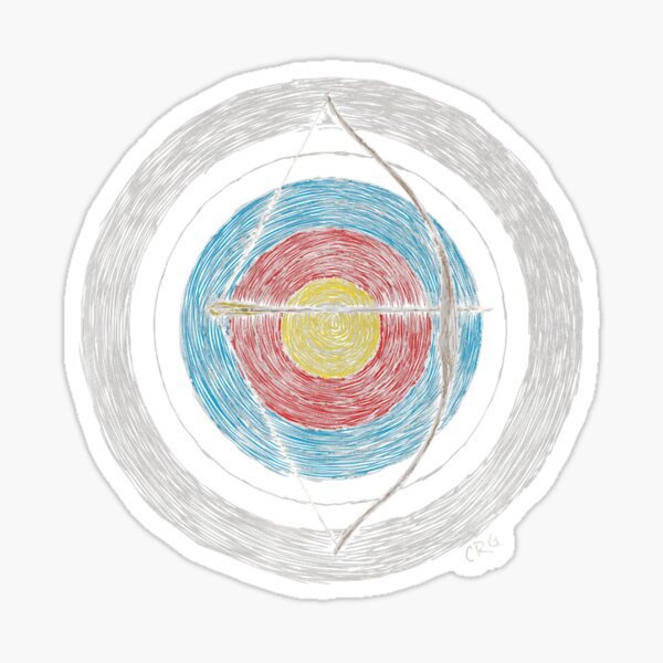 "Archery For The Bow And Arrow Or Longbow Lover" Sticker for Sale by ...