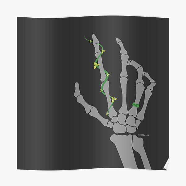 "Corpse Bride Skeleton Hand" Poster by sherlcked | Redbubble
