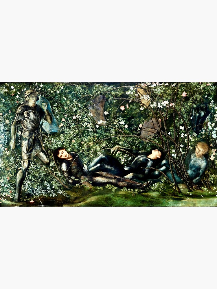 "The Knights and the Briar Rose Burn Jones" Photographic Print for Sale ...