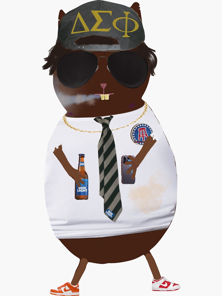 "Frat rat" Sticker for Sale by Izzy Collison | Redbubble