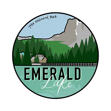 "Emerald Lake" Sticker for Sale by lululetter | Redbubble