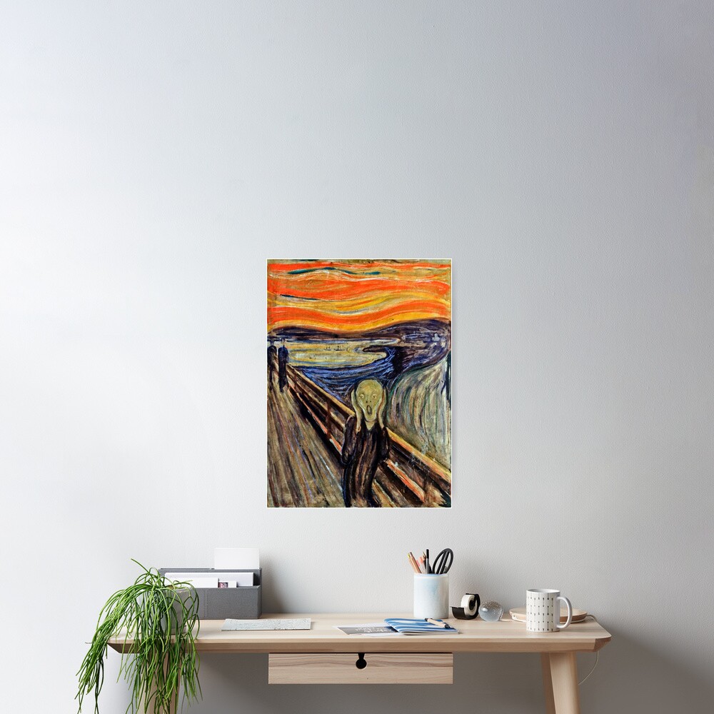 "the edward munch shout" Poster by arthistory | Redbubble