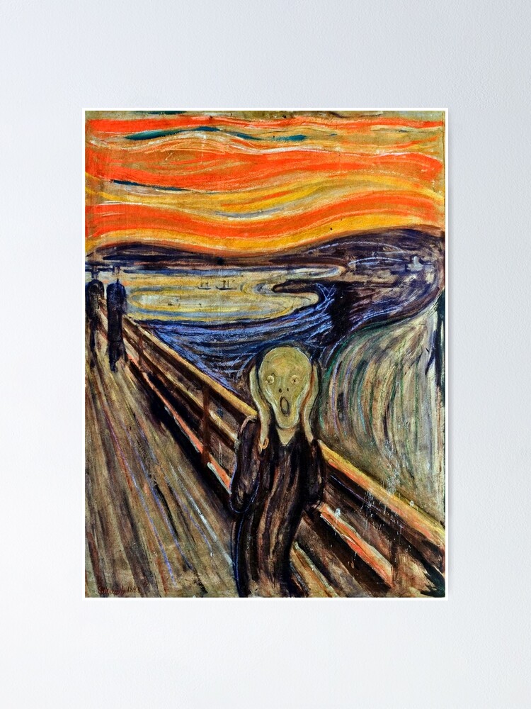 "the edward munch shout" Poster by arthistory | Redbubble