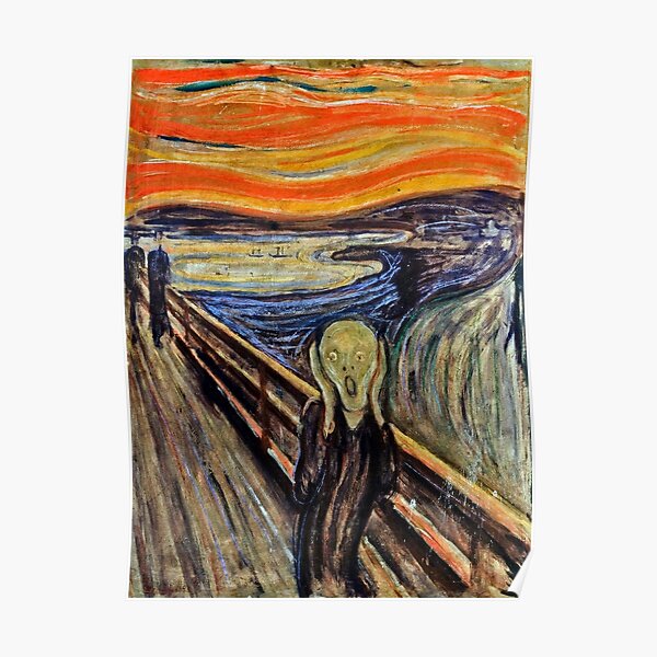 "the edward munch shout" Poster by arthistory | Redbubble
