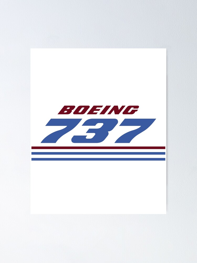 "Boeing 737 Series" Poster for Sale by SpicyAviator | Redbubble