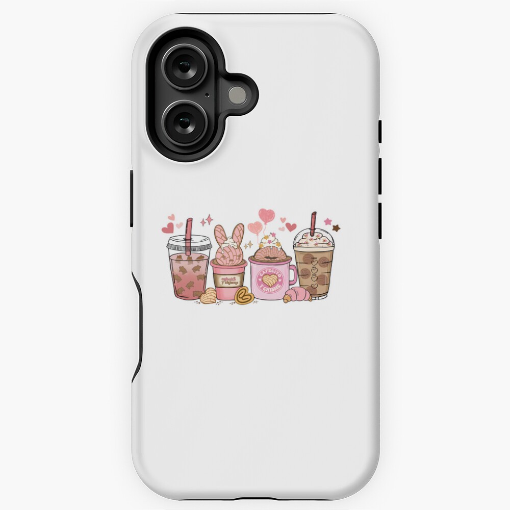 "Cafecito y Chisme Pan Dulce Hand Drawn Mexican Concha iced coffee cup ...