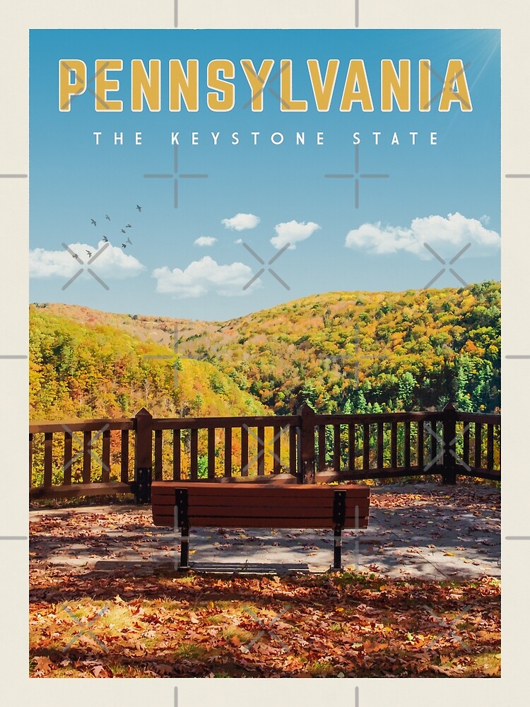 "Pennsylvania Vintage Travel Poster" Poster for Sale by Vintaprints-co ...