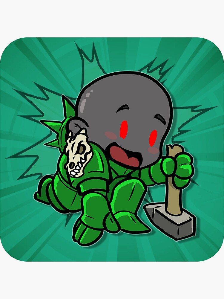 "Chibi volcano" Sticker by Eatsbluecrayon | Redbubble