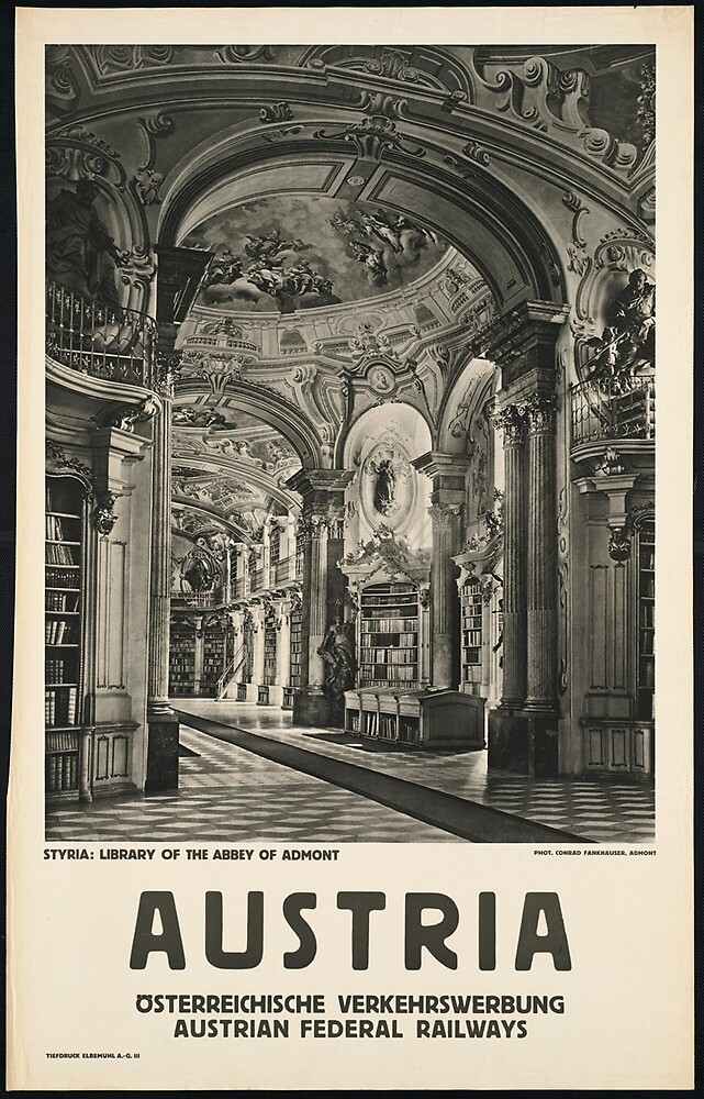 "Austria Vintage Travel Advertisement Art Poster" by jnniepce | Redbubble