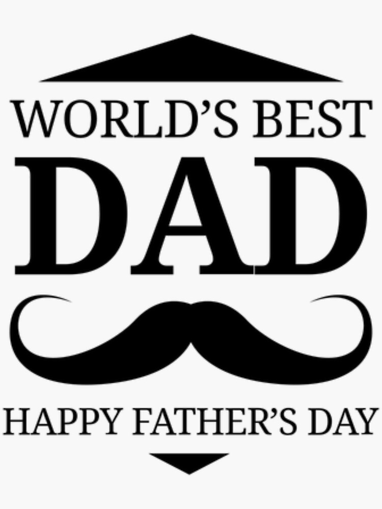 "World's Best Dad" Sticker for Sale by lolhammer | Redbubble