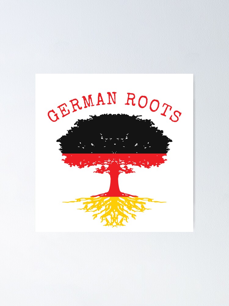 "German Roots | Flag Tree" Poster for Sale by DesignsbyAngela | Redbubble