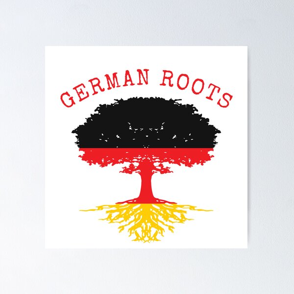 "German Roots | Flag Tree" Poster for Sale by DesignsbyAngela | Redbubble