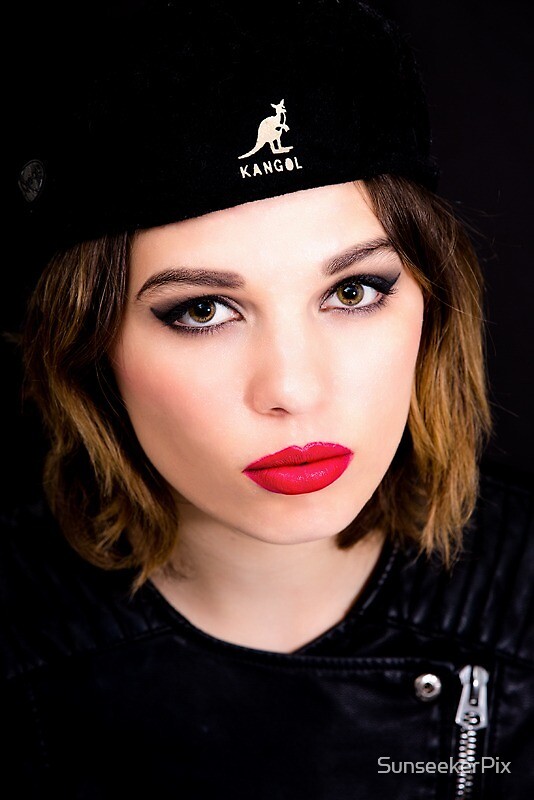"Kangol Girl" by SunseekerPix | Redbubble
