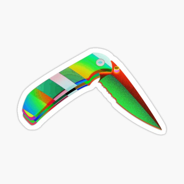 "Arbuz Knife" Sticker for Sale by krabbaraban | Redbubble
