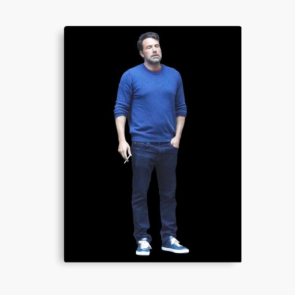 "Ben Affleck Smoking Meme" Canvas Print for Sale by hotshots-design ...