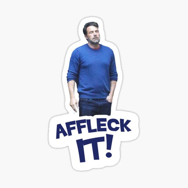 "Ben Affleck Smoking Meme" Sticker for Sale by hotshots-design | Redbubble