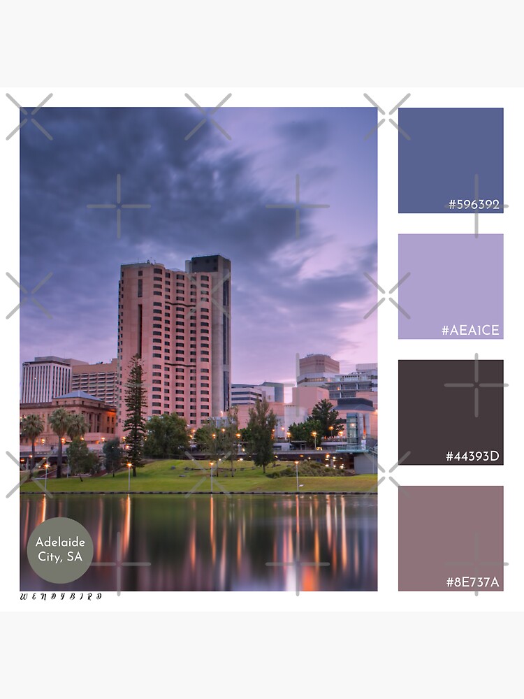 "Adelaide - Australian City Colour Palette" Sticker for Sale by ...
