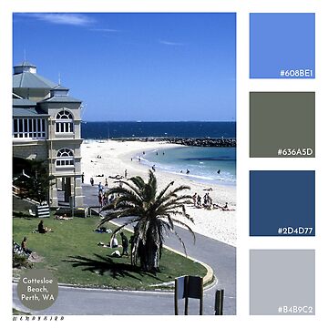 "Perth - Australian City Colour Palette" Poster for Sale by Wendy Bird ...